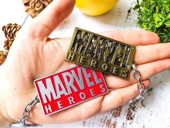 Marvel Heroes Keychain / Avengers / Comics - Etsy