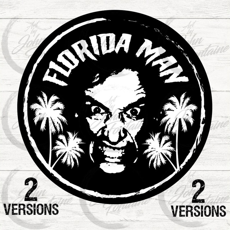 Florida Man, Florida Funny, Florida, Florida Crazy, Funny Sticker ...
