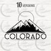 Colorado Eps, Denver Svg, Denver Png, Colorado Svg, Denver, United ...