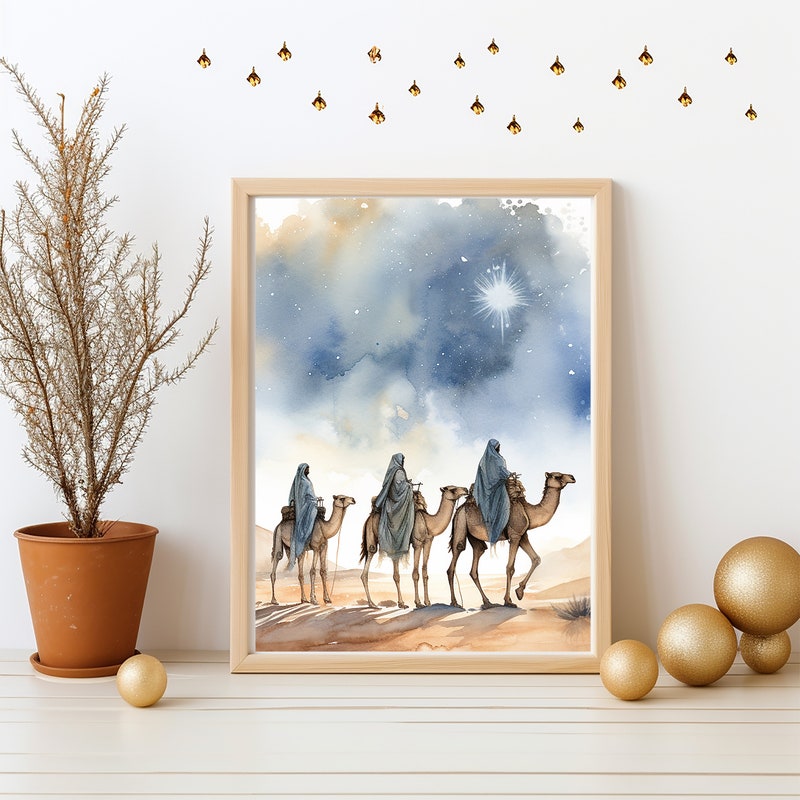 Three Kings Card - Etsy