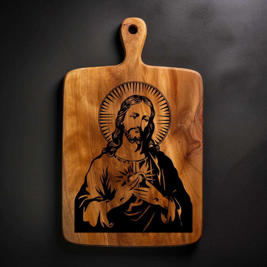 Sacred Heart SVG, Catholic Svg, Cut File, Sublimation File, Digital ...