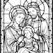 Catholic Coloring Pages, Set of 5 Holy Family Coloring Pages, Kids and ...