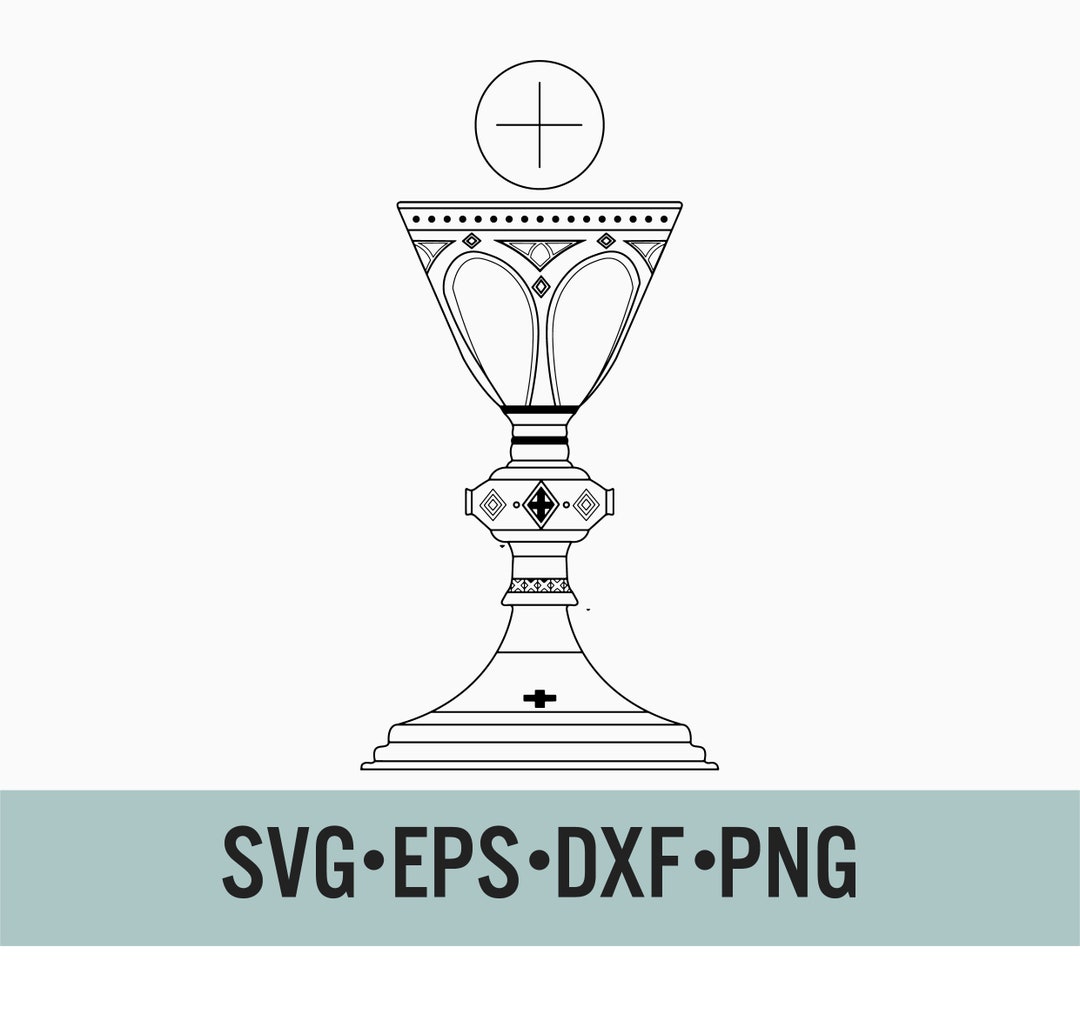 Catholic Chalice SVG | Original and Unique Chalice Clipart | Catholic ...