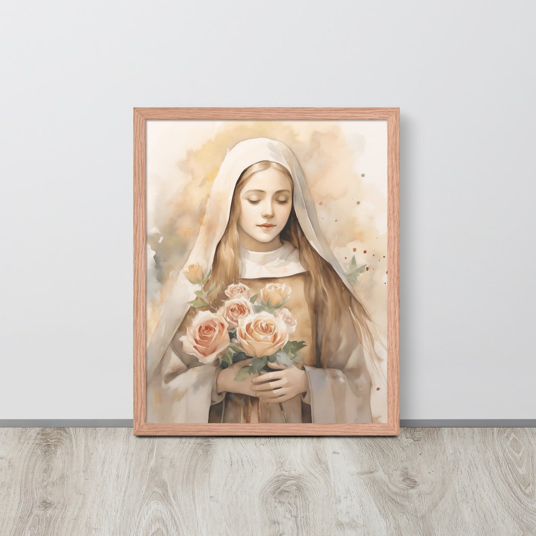 St Therese of the Child Jesus Framed Print, St Theres of Lisieux ...
