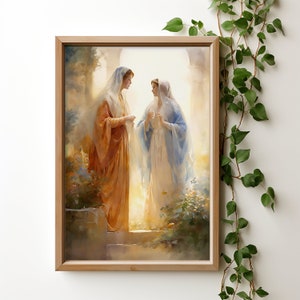 Set of 5 Joyful Mysteries Rosary Art, Digital Downloads, Rosary ...