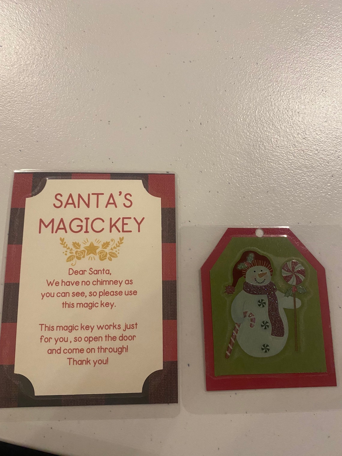 Handmade Magic Santa Key With Poem, Santa’s Magic Key, Magic Key No ...
