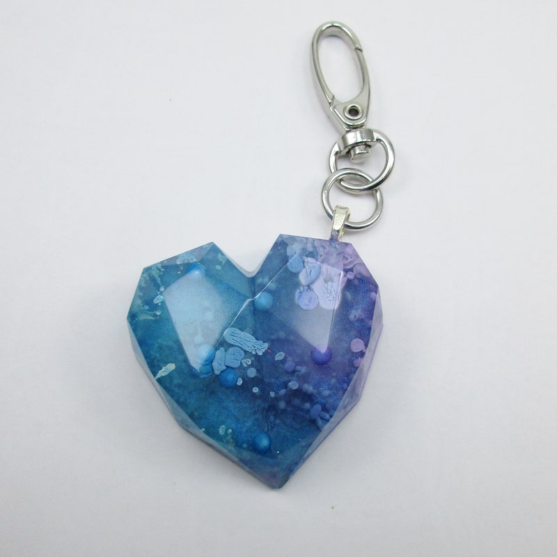 Alcohol Ink Keychain - Etsy