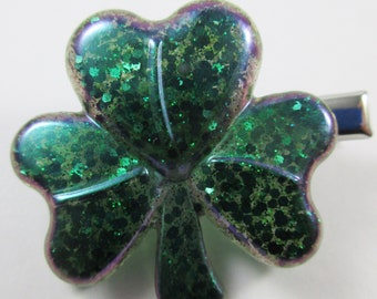Shamrock Hair Clip | Etsy