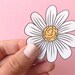 Daisy Flower Sticker/ White Flower Sticker/ Floral Sticker/ Daisies ...