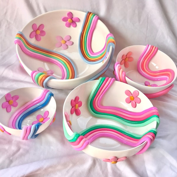 Colorful Dishes - Etsy