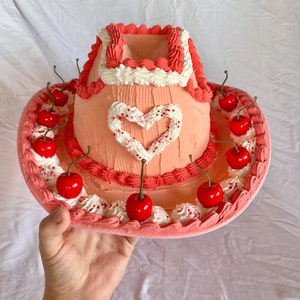 Frosted Cake Cowboy Hat/ Kawaii Cowboy Hat/ Cute Cake Accessories ...