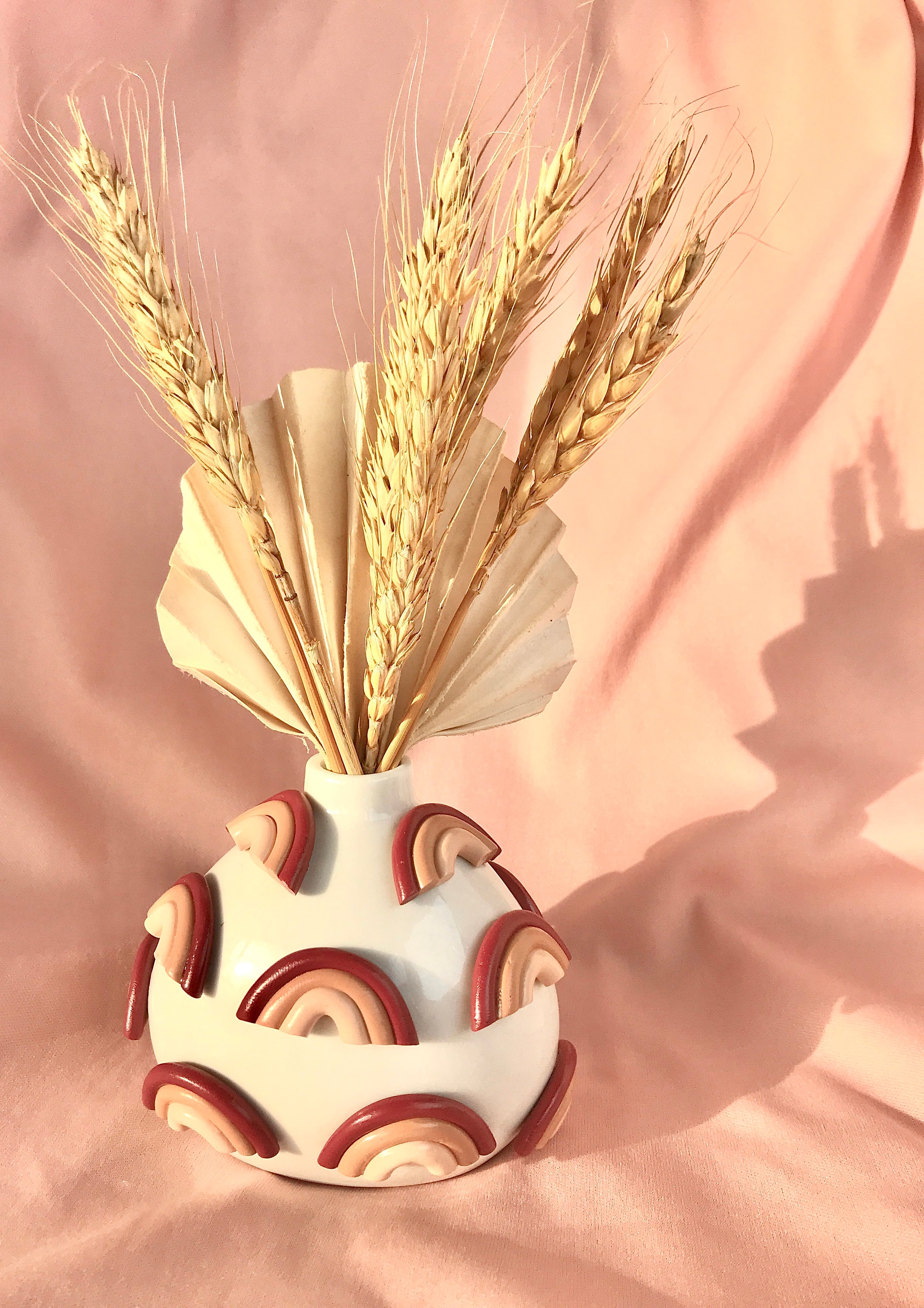DIY Clay Decorated Bud Vase Kit/ Make Your Own NEUTRAL Bud Vase ...