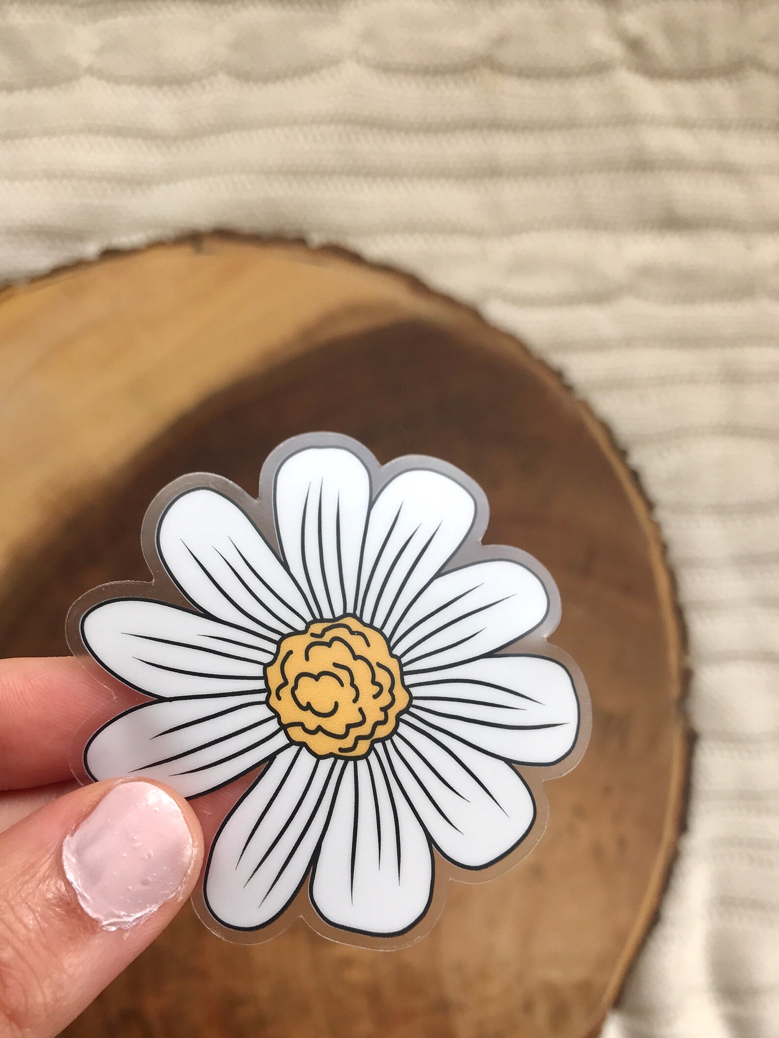 Daisy Flower Sticker/ White Flower Sticker/ Floral Sticker/ - Etsy