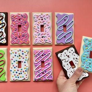 Pastry Tart Light Switch Cover/ Breakfast Faux Food Decor/ Popular Food ...