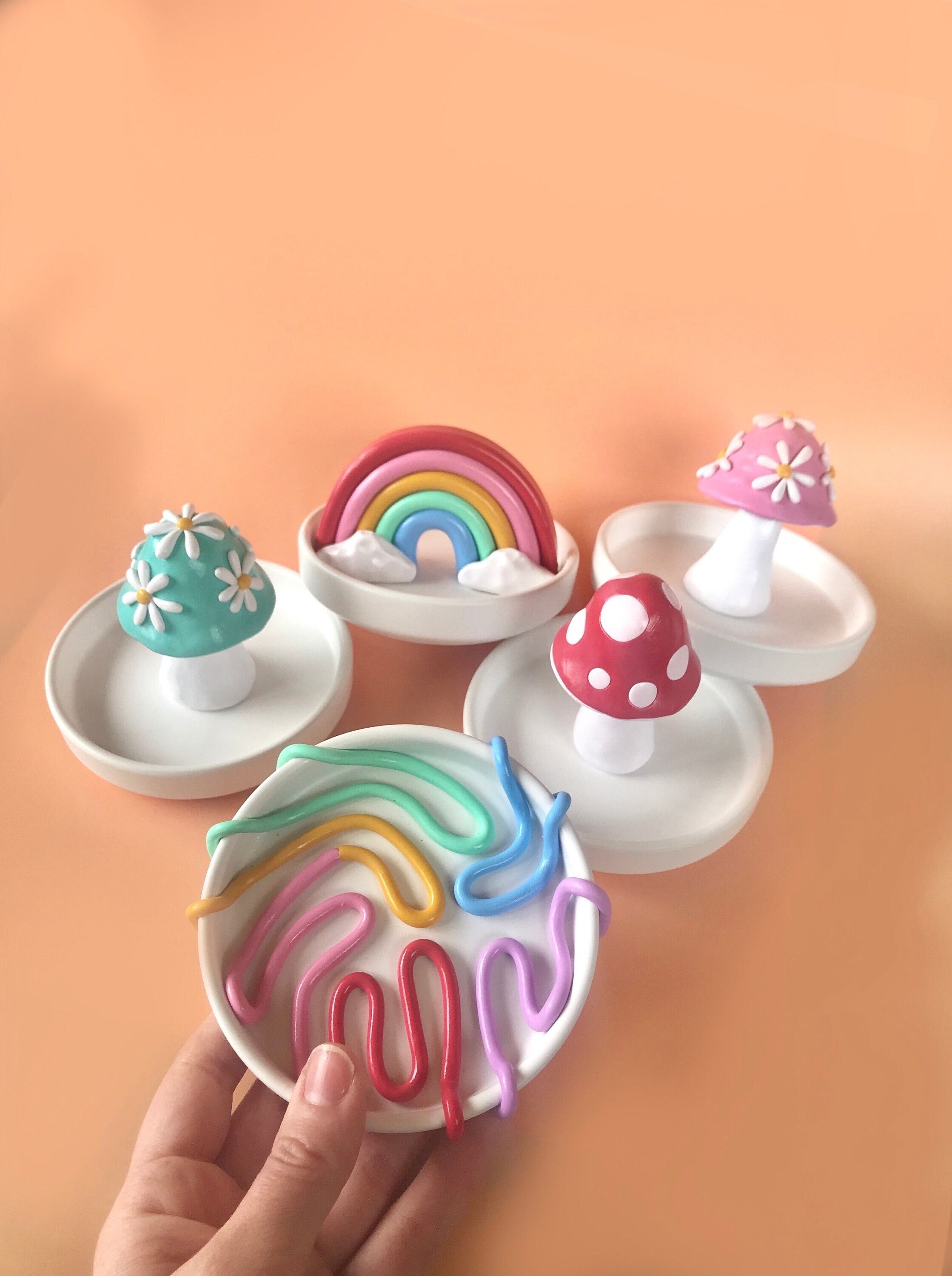 Colorful Trinket Dish/ Fun Jewelry Dish/ Boho Home Decor/ - Etsy Canada