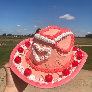 Frosted Cake Cowboy Hat/ Kawaii Cowboy Hat/ Cute Cake Accessories ...