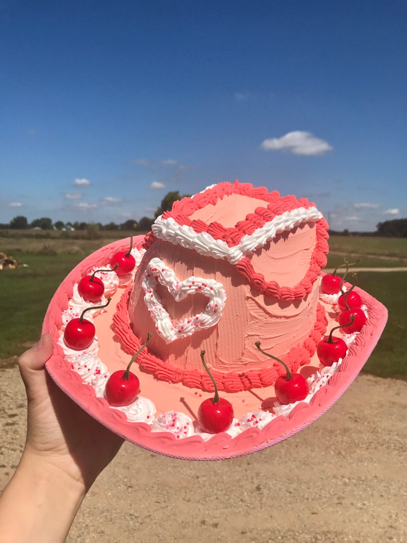 Frosted Cake Cowboy Hat/ Kawaii Cowboy Hat/ Cute Cake Accessories ...