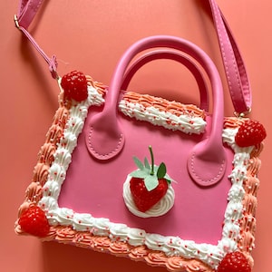 Rectangle Cake Purse/ Frosted Kawaii Purse/ Cute Cake Handbag ...