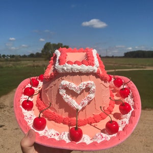 Frosted Cake Cowboy Hat/ Kawaii Cowboy Hat/ Cute Cake Accessories ...