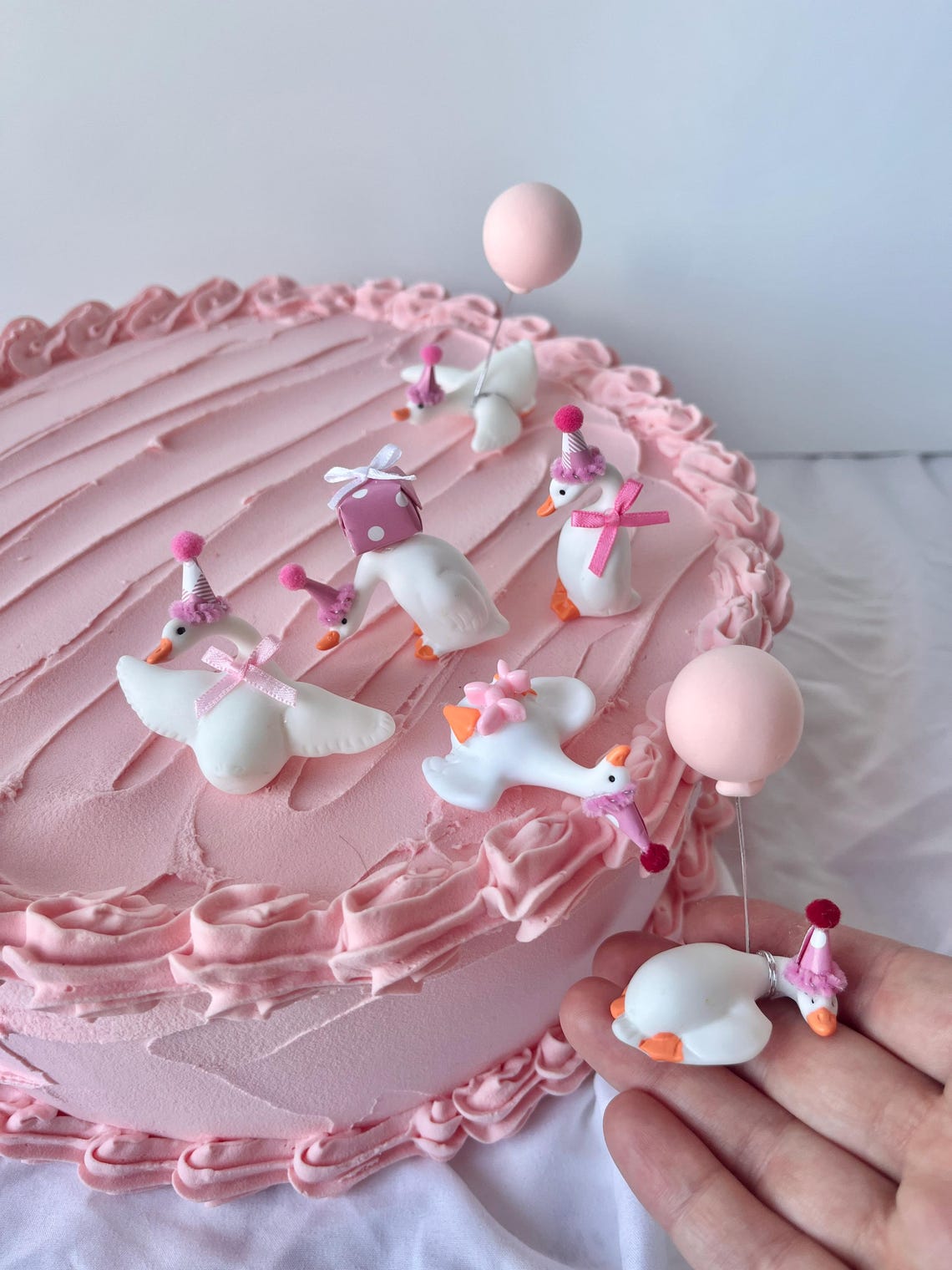 Silly Goose Cake Topper: Kids Birthday Party Decor in Blue, Pink, or ...