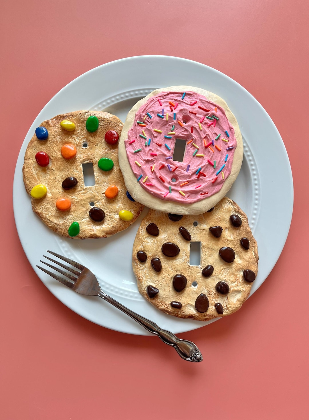 Faux Cookie Light Switch Cover: Kawaii Food Decor - Etsy