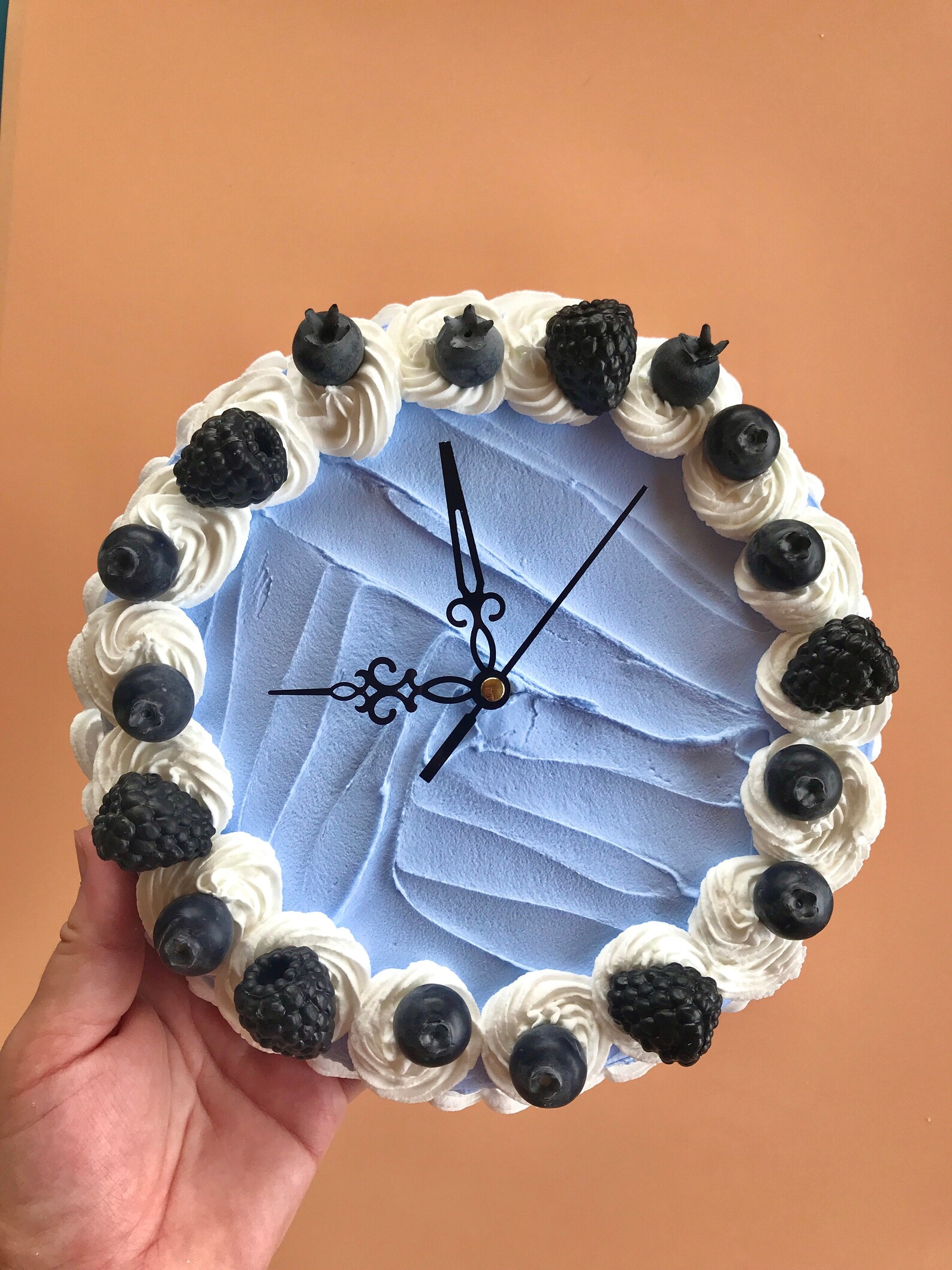 Cake Clock/ Decorative Wall Clock/ Y2k Aesthetic Home Decor/ Cute Cake ...
