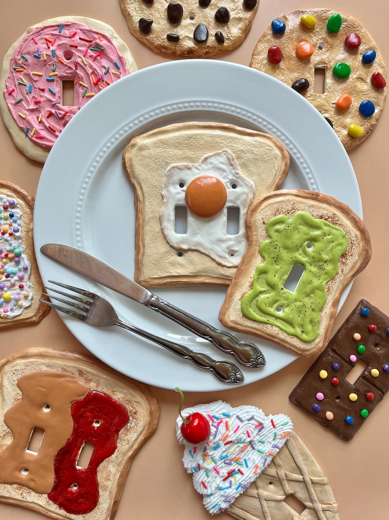 Faux Food Light Switch Cover: Kawaii Kitchen Decor - Etsy