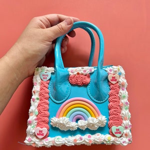 Rectangle Cake Purse/ Frosted Kawaii Purse/ Cute Cake Handbag ...
