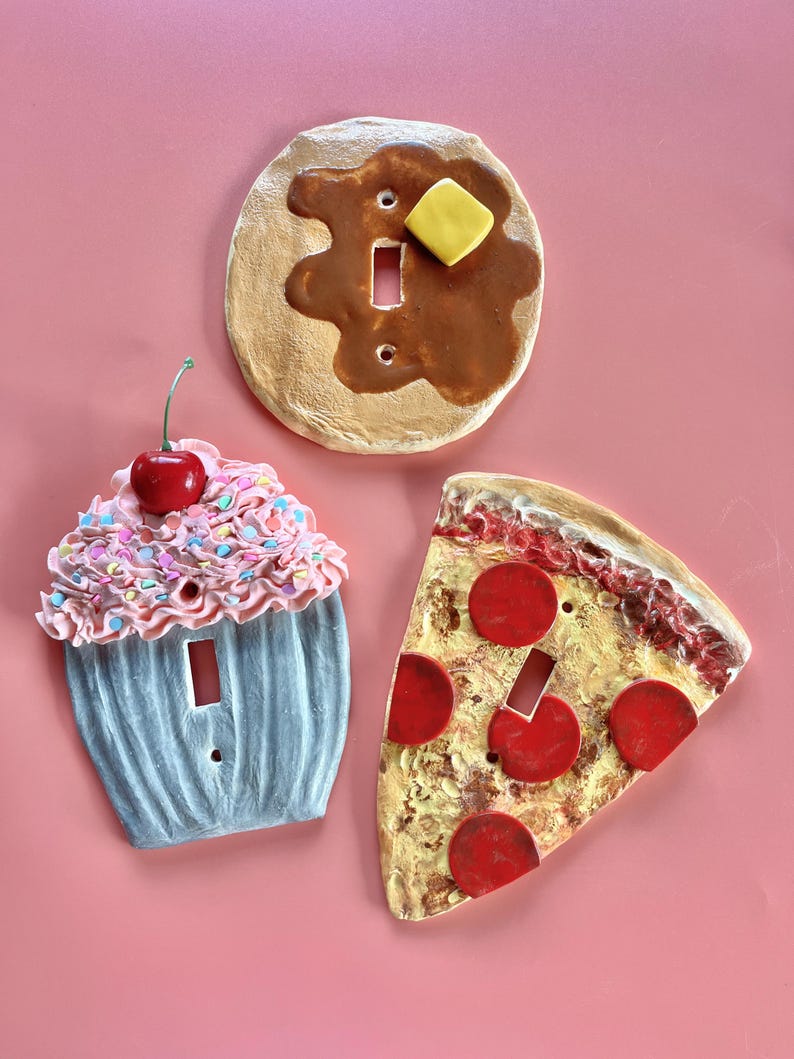 Faux Food Light Switch Cover: Kawaii Kitchen Decor - Etsy