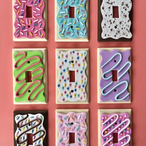 Pastry Tart Light Switch Cover/ Breakfast Faux Food Decor/ Popular Food ...