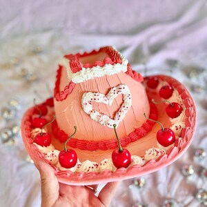 Frosted Cake Cowboy Hat/ Kawaii Cowboy Hat/ Cute Cake Accessories ...