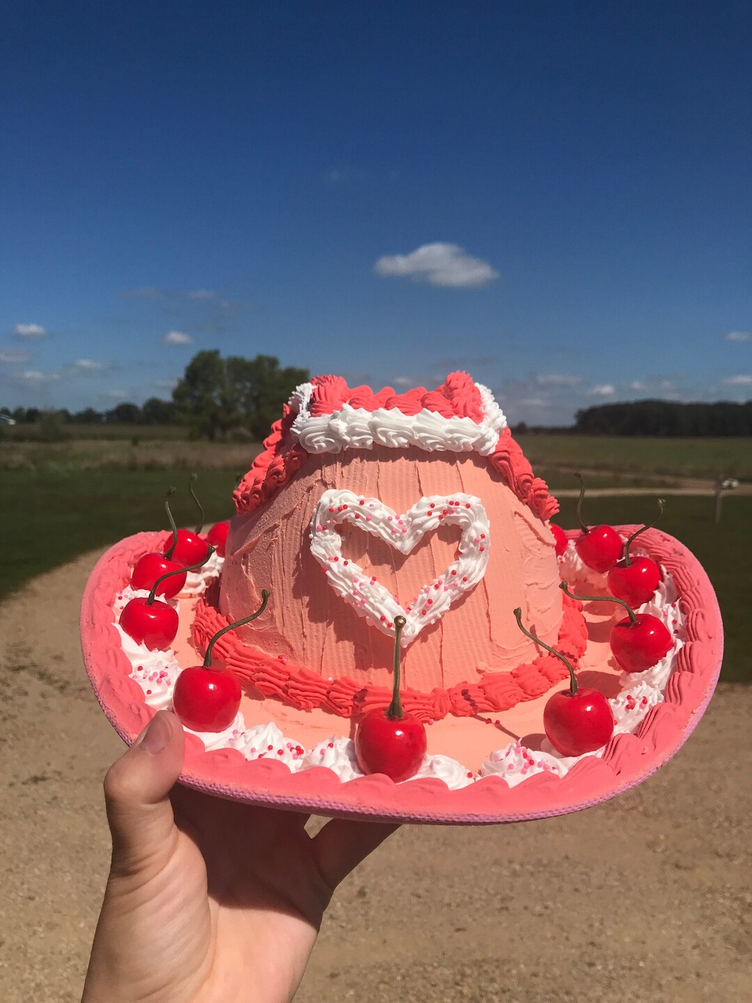 Frosted Cake Cowboy Hat/ Kawaii Cowboy Hat/ Cute Cake Accessories ...