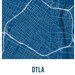Downtown Los Angeles Map, DTLA Map, Los Angeles City Map, Los Angeles ...