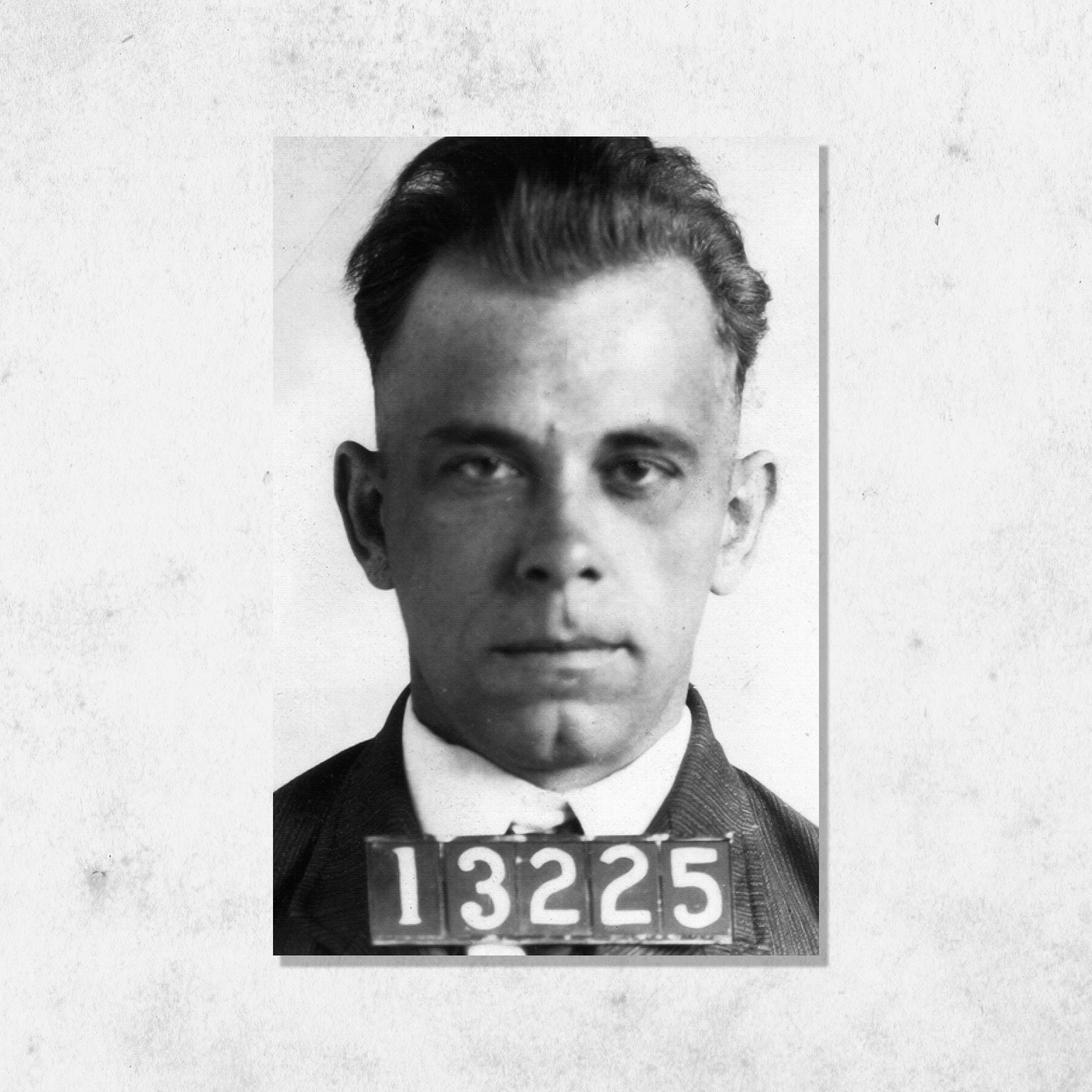 John Dillinger Mugshot Print Celebrity Famous and Musician | Etsy