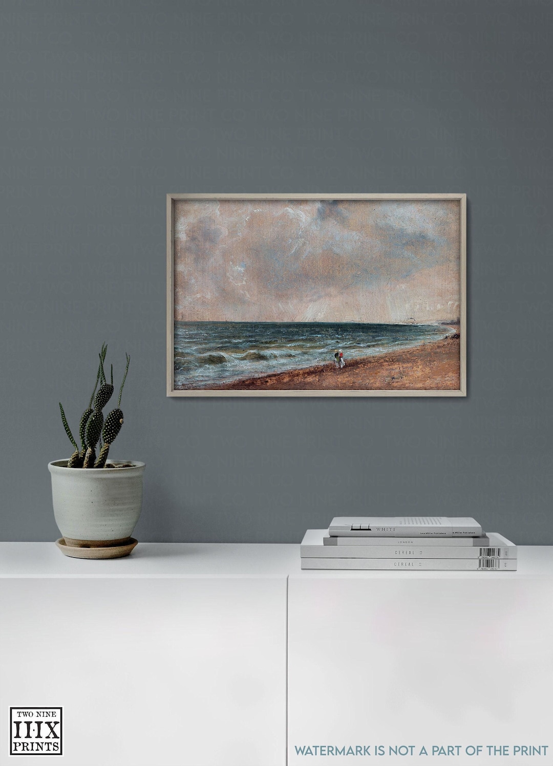 John Constable "seascape Study, Brighton Beach, Looking West" | Canvas ...