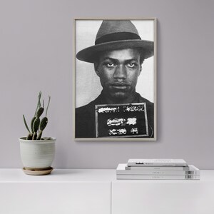 Malcolm X Mugshot Print Vintage Tribute to the Iconic Civil Rights ...