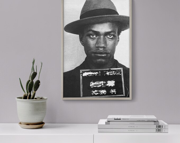 Malcolm X Mugshot Print Vintage Tribute to the Iconic Civil Rights ...