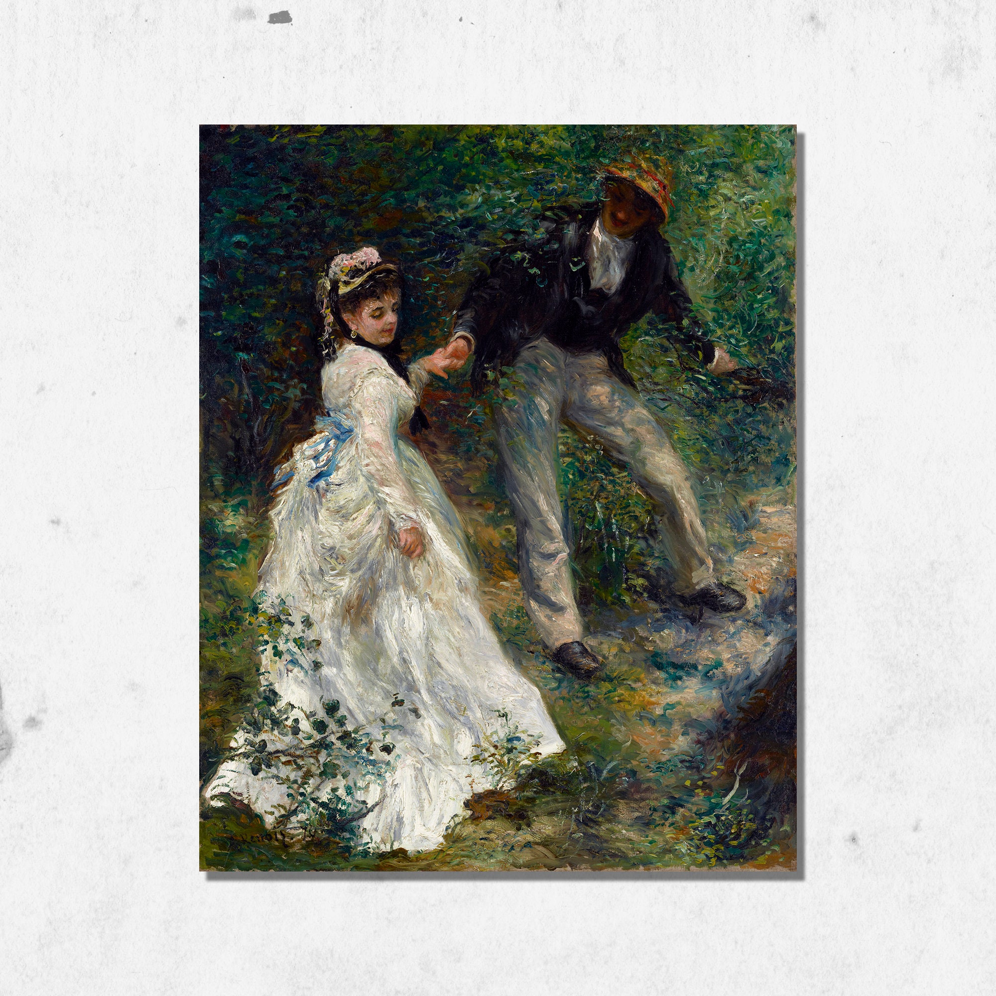Renoir Painting La Promenade by Pierre-auguste Renoir Fine - Etsy