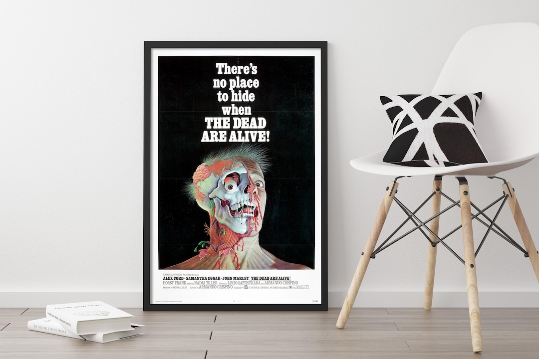 The Dead Are Alive Vintage Horror Movie Poster Print | 1970s Giallo ...