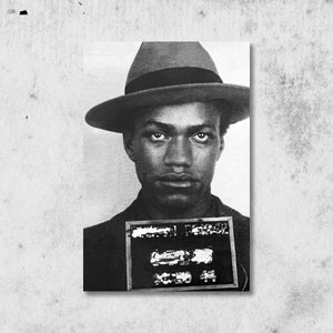 Malcolm X Mugshot Print Vintage Tribute to the Iconic Civil Rights ...