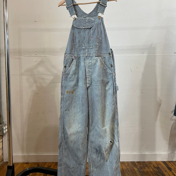 Striped Overalls - Etsy