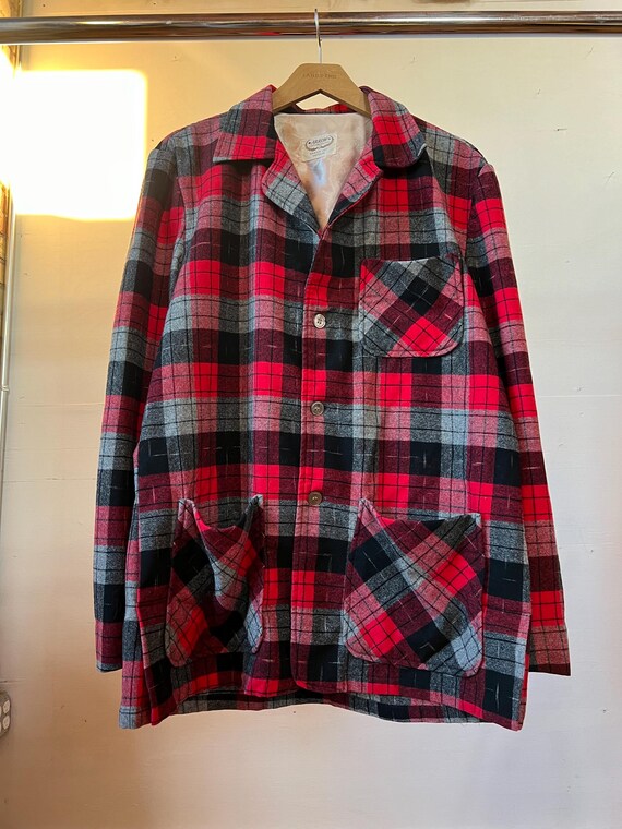 Vintage 1950’s Wool Arrow Details Wiggle Flare Bottom… - Gem