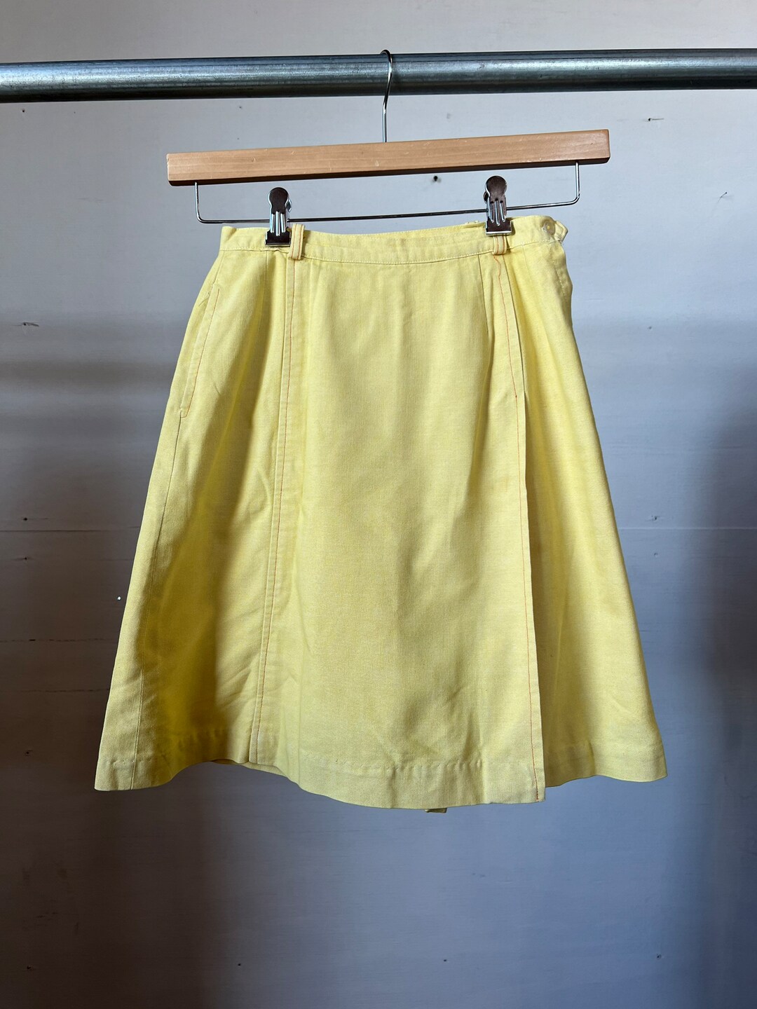 Small, 1970s Yellow Skort, Cute, Summer, Spring - H - Etsy
