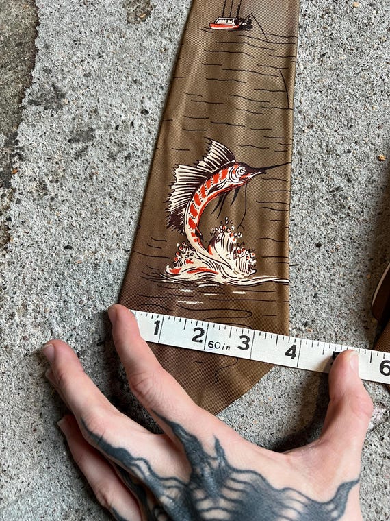 1940s/1950s Marlin Swordfish Hand Painted Novelty Pri… - Gem