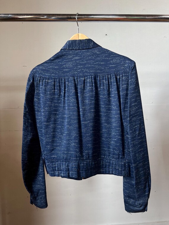 Vintage 1950s "Palomino" Rayon Zip Up Ricky Jacket, A… - Gem
