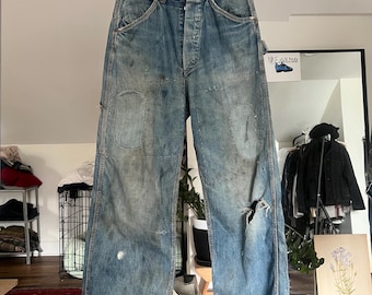 Vintage Levis Stussy Jeans 32 X 32 Blue Distressed SS505 Vintage Levis Stussy Jeans 32 X 32 Blue Distressed SS505