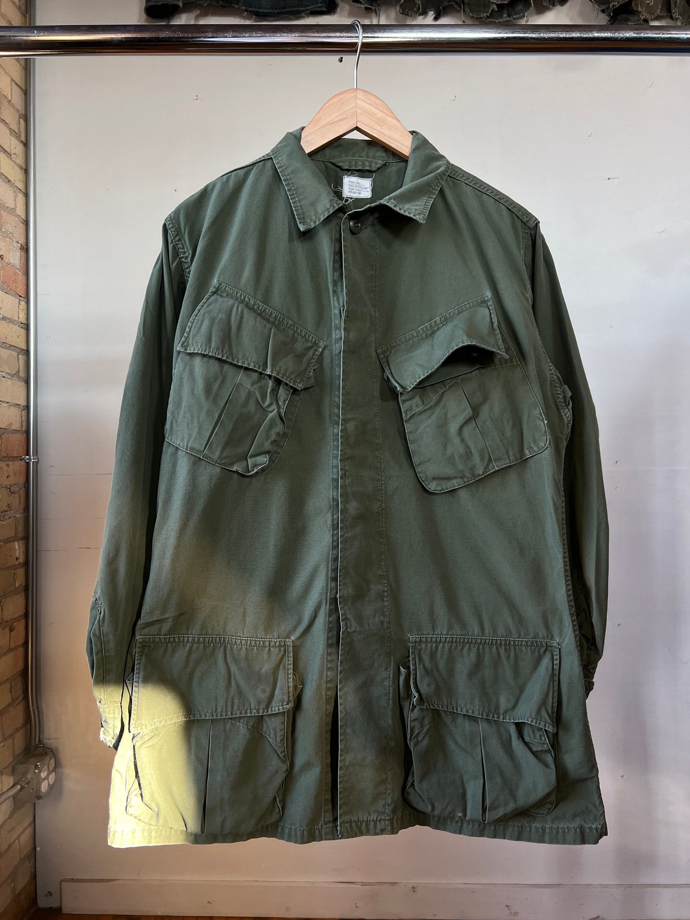 Small Long, Vintage 1960s Vietnam Slant Pocket Jungle Small Long, Vintage 1960s Vietnam Slant Pocket Jungle