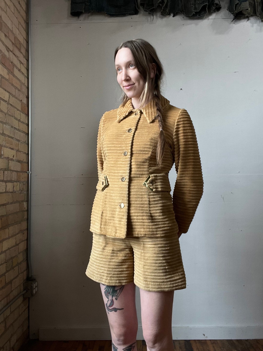 1970s Chunky Corduroy 3 Piece Suit Set, Womens Vintage, Joyce Brand H ...