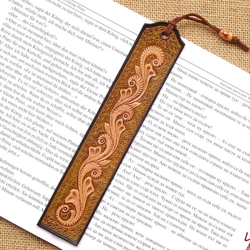 Bookmark Leather - Etsy