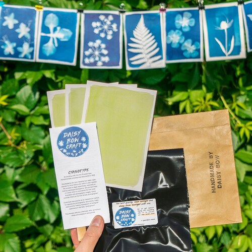 Make Your Own Cyanotype Print Light Sensitive Paper. Create | Etsy UK